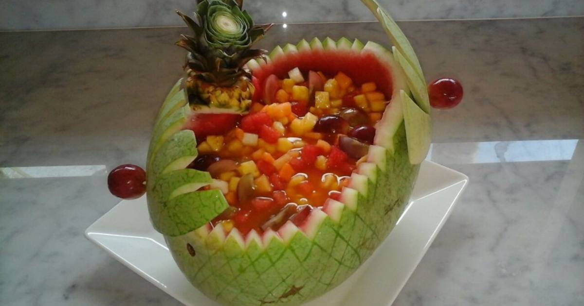 Coktail de frutas Receta de Edwin Avilez- Cookpad
