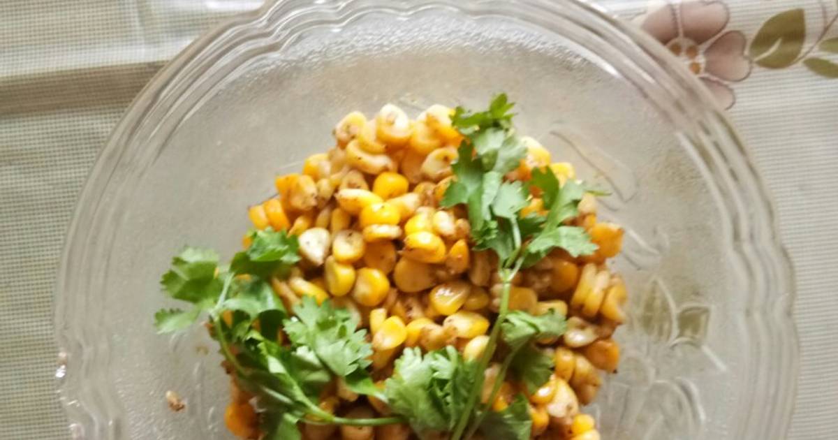 Chatpata Corn Chaat Recipe by Mridula Bansal - Cookpad