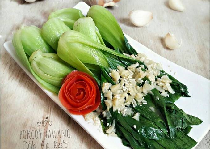Resep Pokcoy Bawang Putih Ala resto/#recookmantenelise oleh LiyaniFY ...