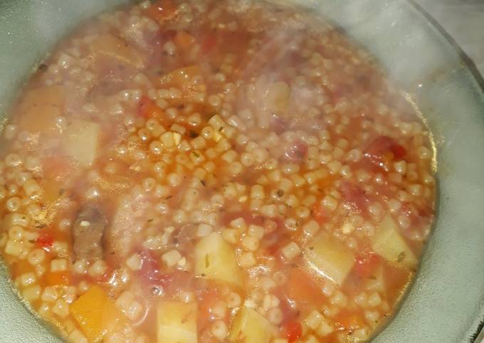 Guiso de fideos munición Receta de Yesica- Cookpad