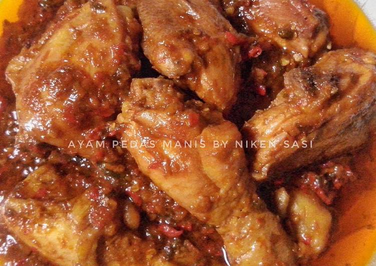 Resep Ayam Pedas Manis oleh Niken Sasi - Cookpad
