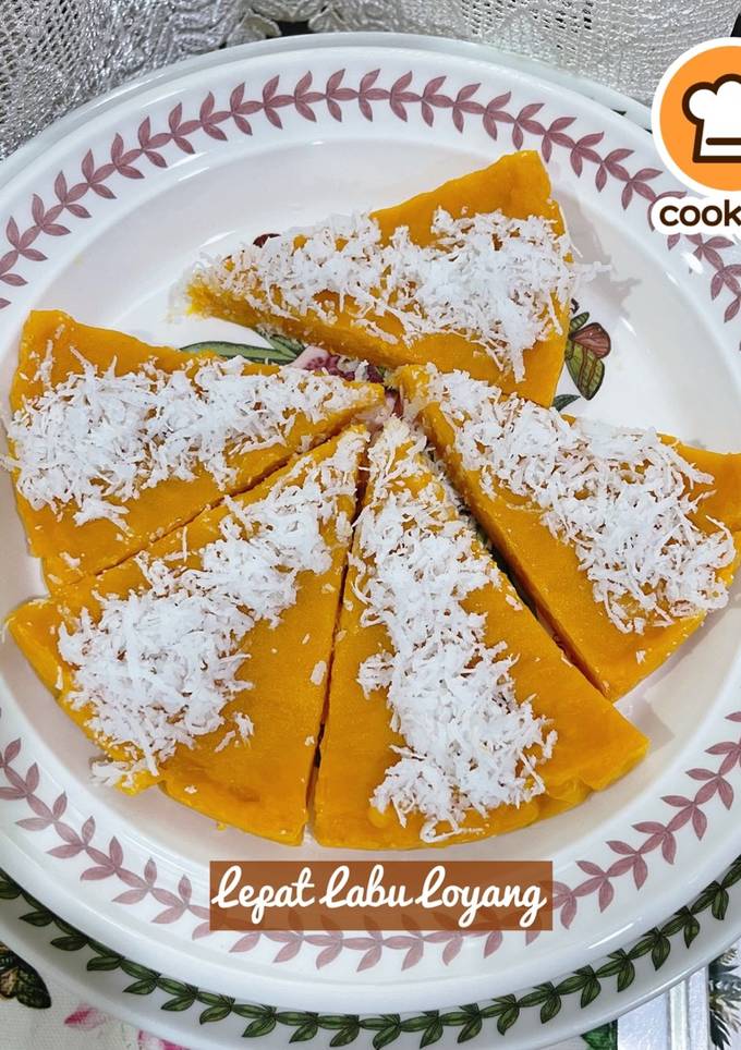 Resipi 👩‍🍳Lepat Labu Kuning Loyang🎃 oleh Mahadiah - Cookpad