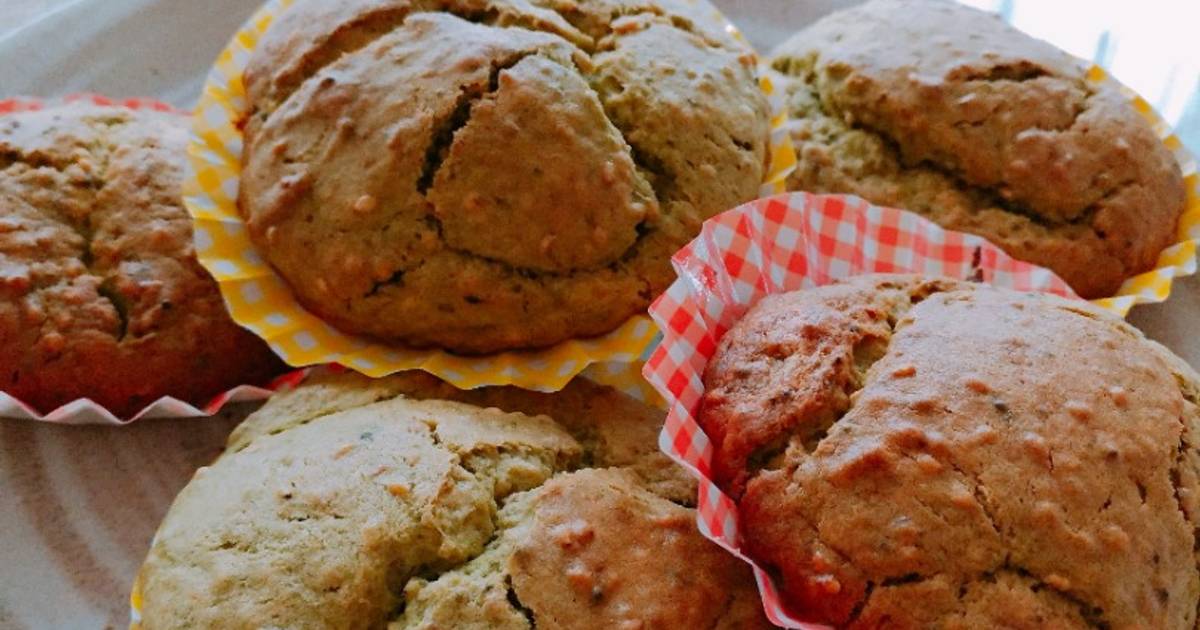 Japanese green tea sesame muffin♪ Recipe by Ayummy's kitchen - Cookpad