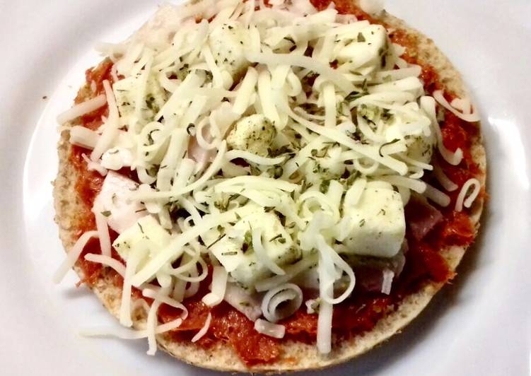 Minipizzas de pan Thins Receta de aguacate&café- Cookpad