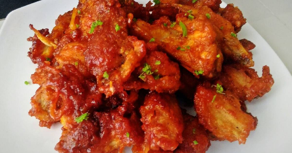 Resep Spicy Fire Chicken oleh Little Plate (Kurwinda Kristi) - Cookpad