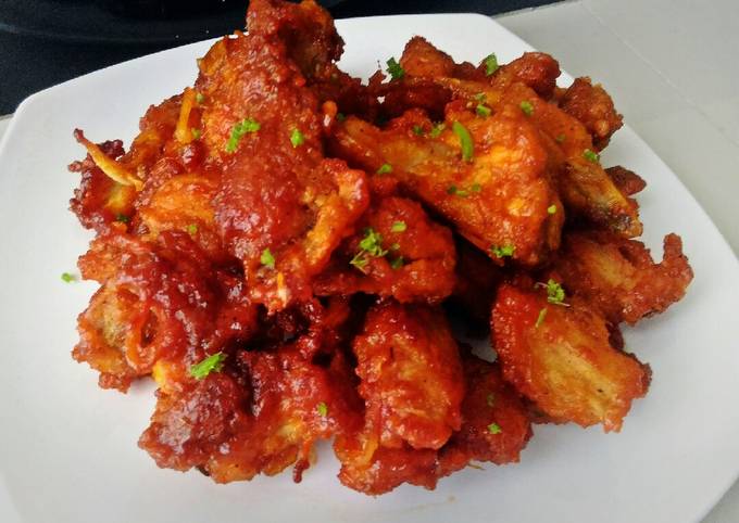Resep Spicy Fire Chicken oleh Little Plate (Kurwinda Kristi) - Cookpad