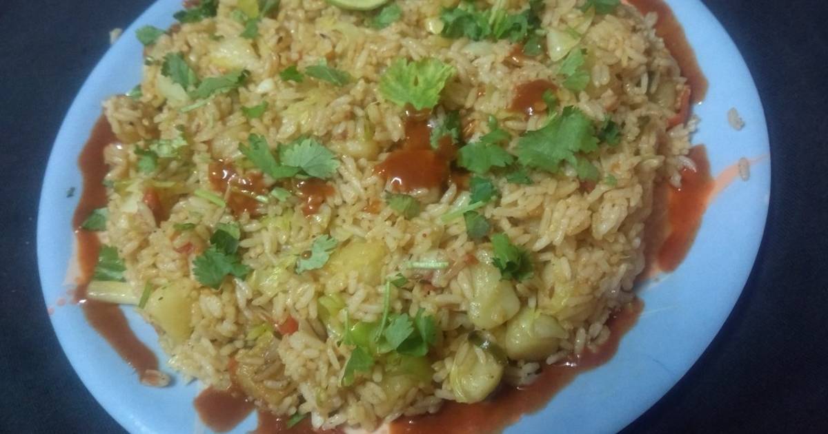 Desi tadka rice(fried rice) Recipe by Dinesh Asija - Cookpad