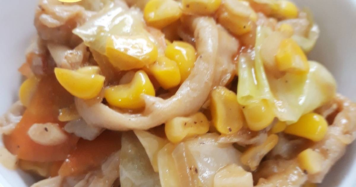 Resep 335. Ca Jamur-Jagung oleh JE deBloom - Cookpad