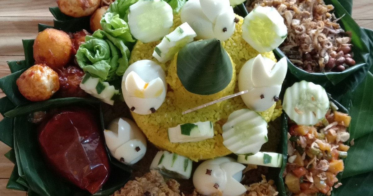 11 resep nasi kuning tumpeng lengkap enak dan mudah - Cookpad