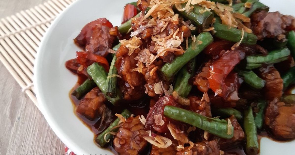 Resep Oseng Oseng Tempe&Kacang Panjang oleh Umi Baroroh - Cookpad