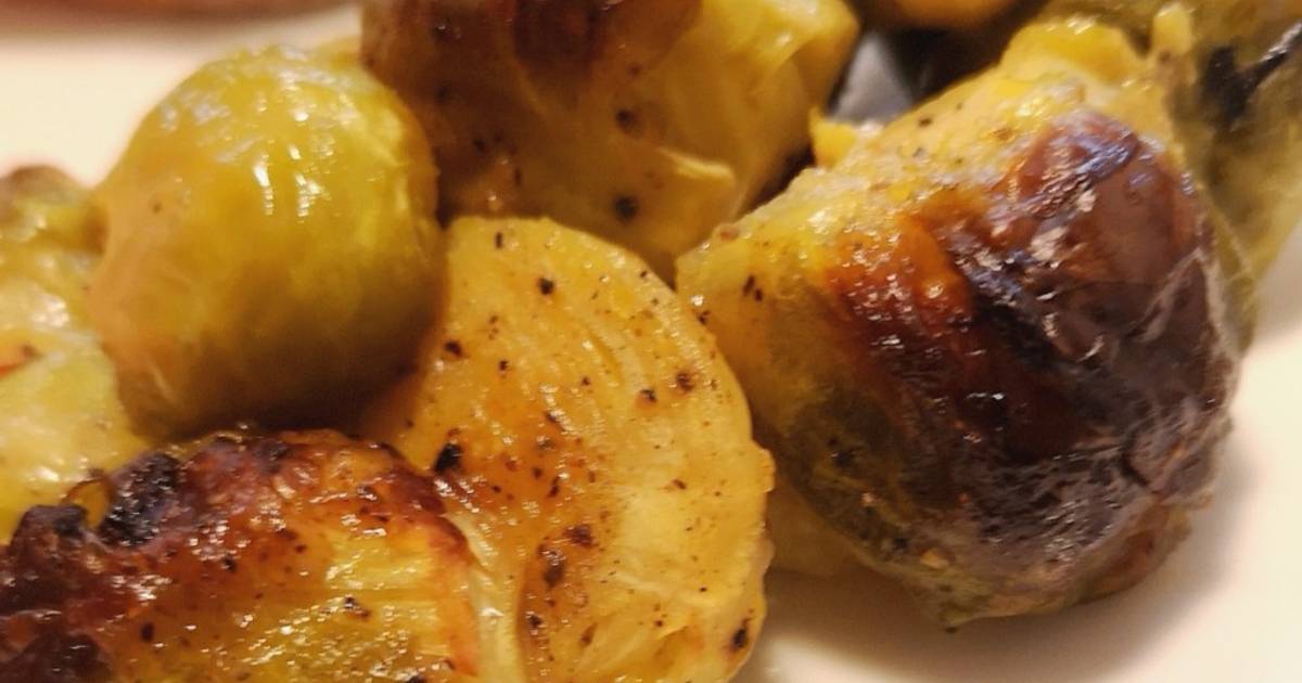 Ricetta Cavoletti di Bruxelles al forno con miele e senape di Dijon di ...