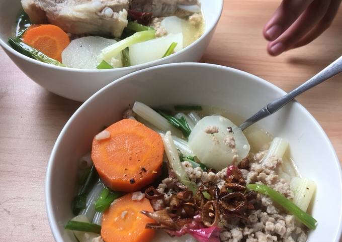 Cách Làm Món Nui nấu xương của Minh Thu - Cookpad