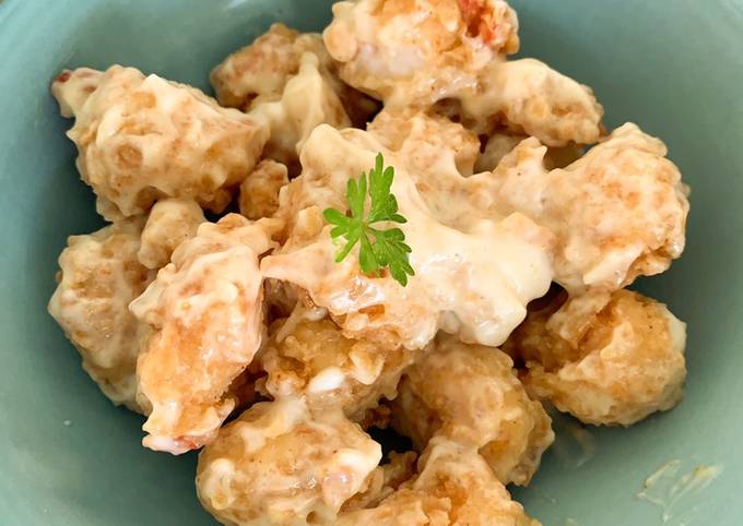 Resep Udang mayonnaise oleh mamakoko - Cookpad