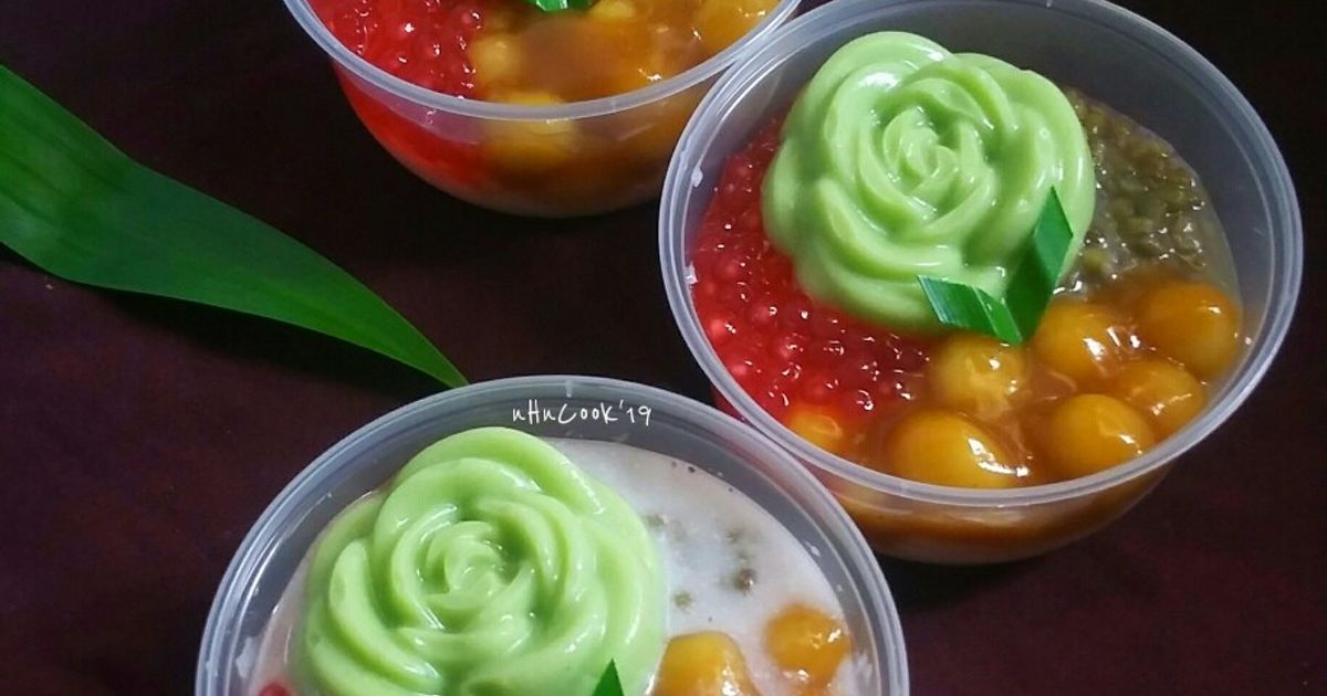 Resep Bubur Srintil 5 Macam oleh 🍰nHnCook🐝 ||ZONA CEMILAN - Cookpad