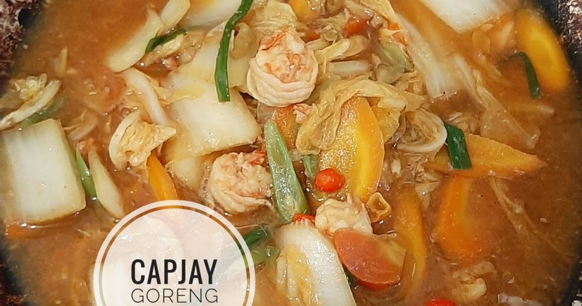 Resep Capjay Goreng: Sawi Putih & Wortel oleh Sakti Mecca - Cookpad