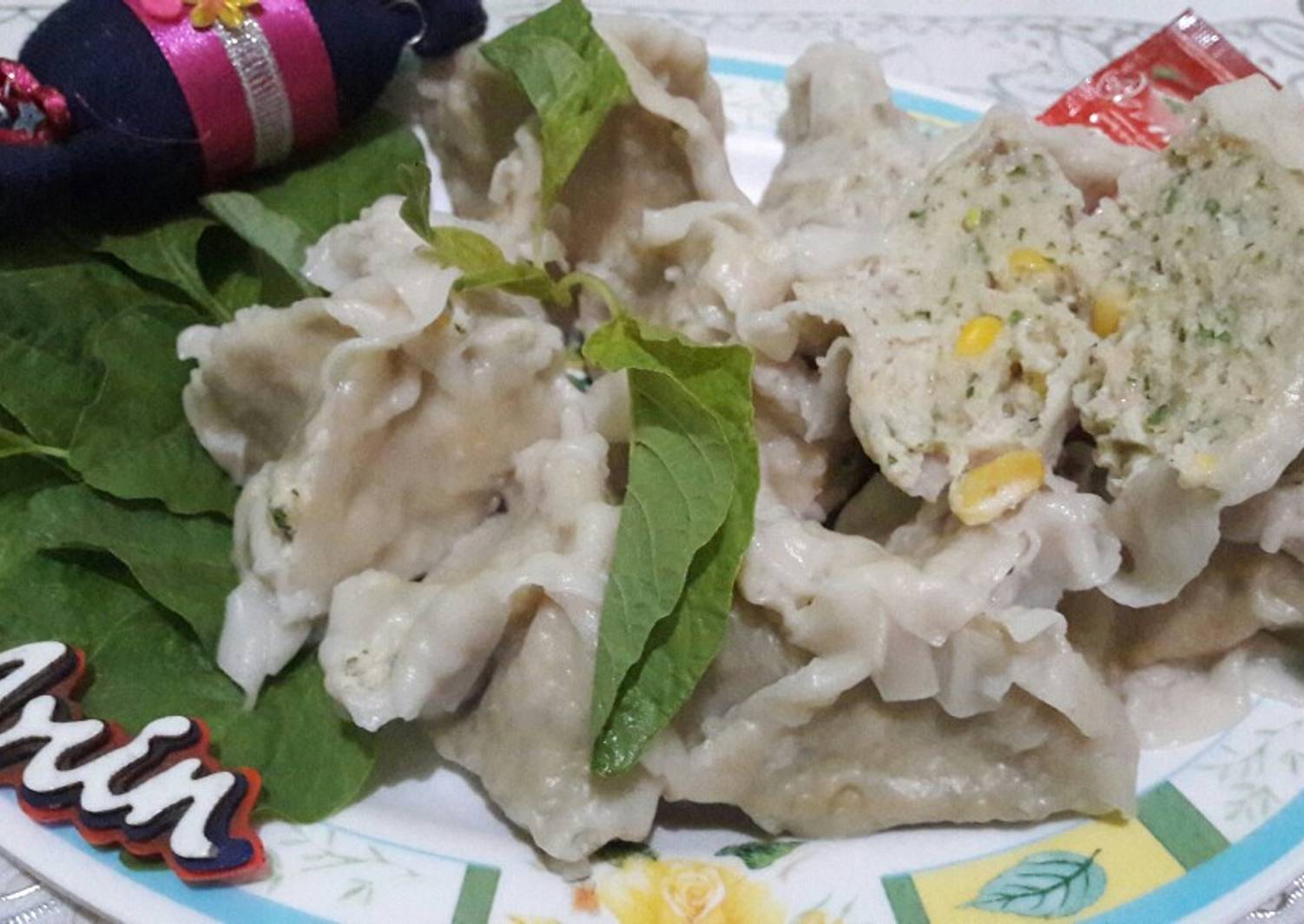 Resep Dumpling Ayam Bayam oleh Arina Widyastuti - Cookpad