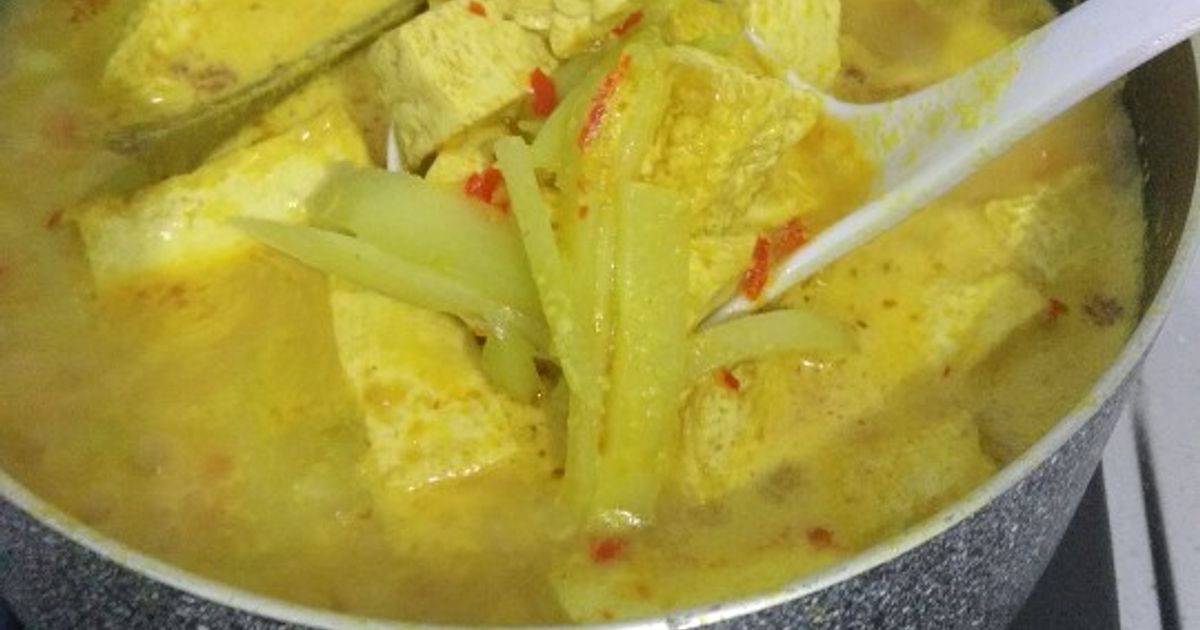 Resep sayur labu siam bumbu kuning pedas rumahan enak dan mudah - Cookpad