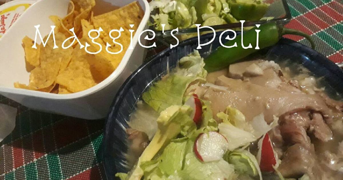 Pozole De Puerco Con Cabeza Receta de Maggie- Cookpad
