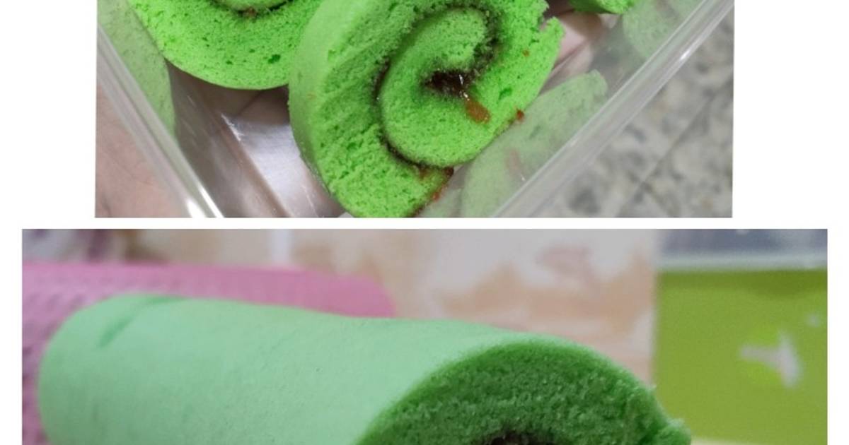 193 resep bolu gulung kukus hijau enak dan mudah - Cookpad