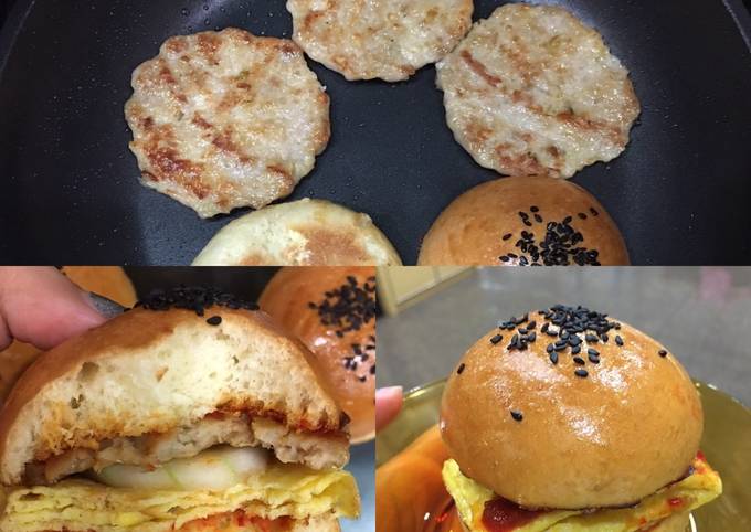Resep Homemade Hamburger 🍔🍔🍔 oleh Vivian Feng - Cookpad