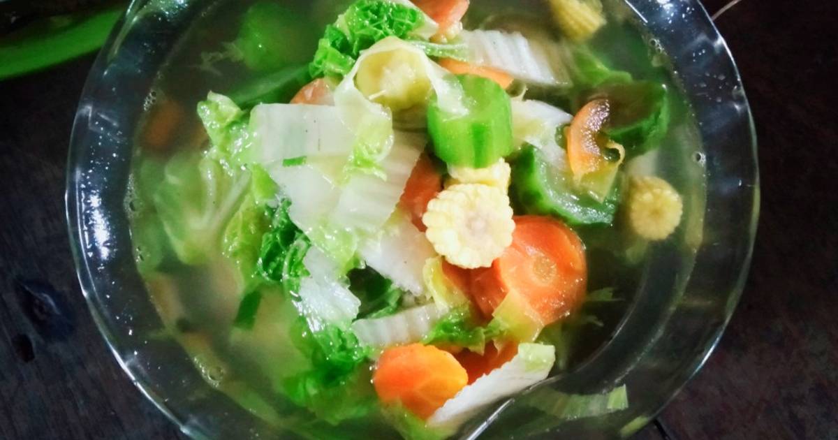 Resep Sup sayuran bening oleh Cindy Selvia - Cookpad