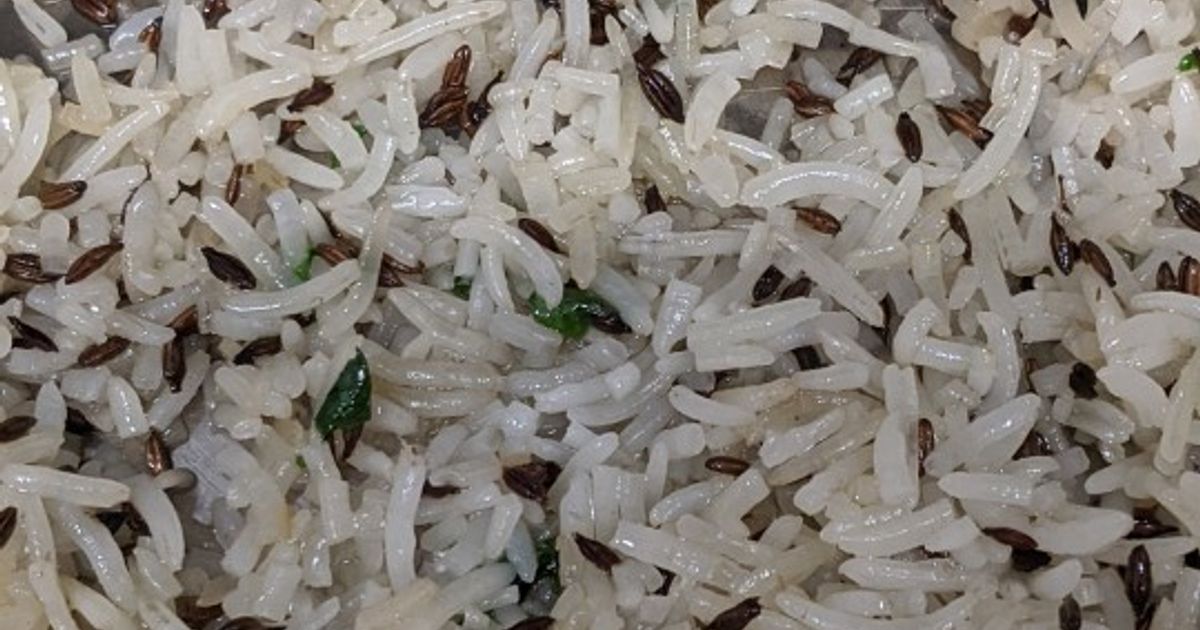 Leftovers Jeera Rice/Toasted Cumin Seeds Rice Recipe By Lakshmi Balaji