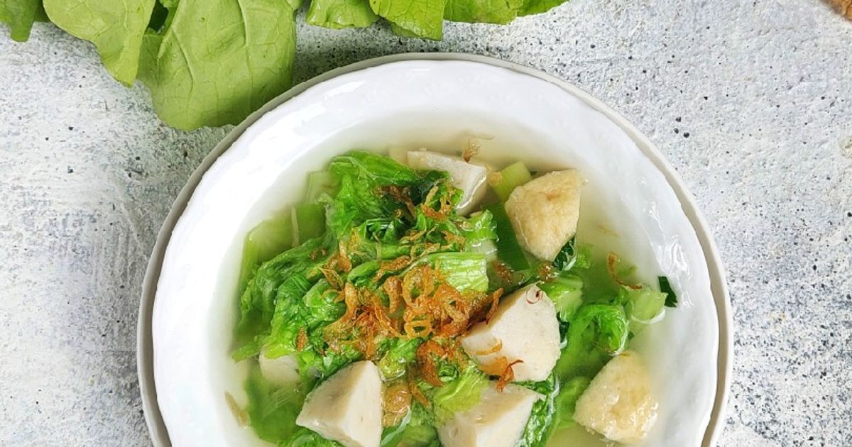 46 resep sup selada dan sawi enak dan mudah - Cookpad