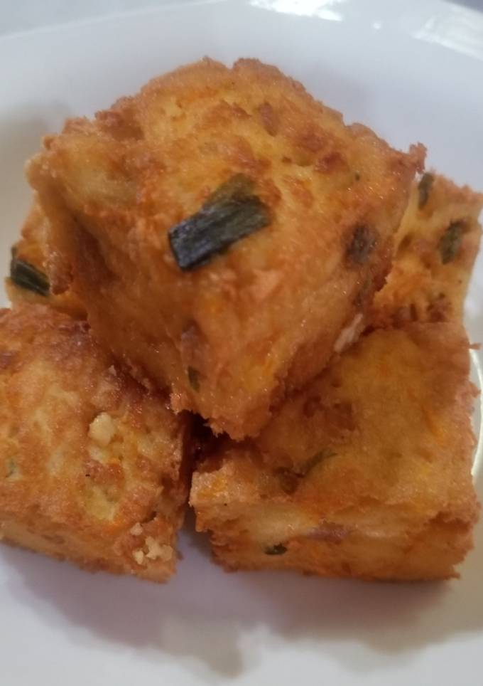 Resep Nugget tahu sosis tanpa tepung roti oleh tommy wiriadi putra - Cookpad