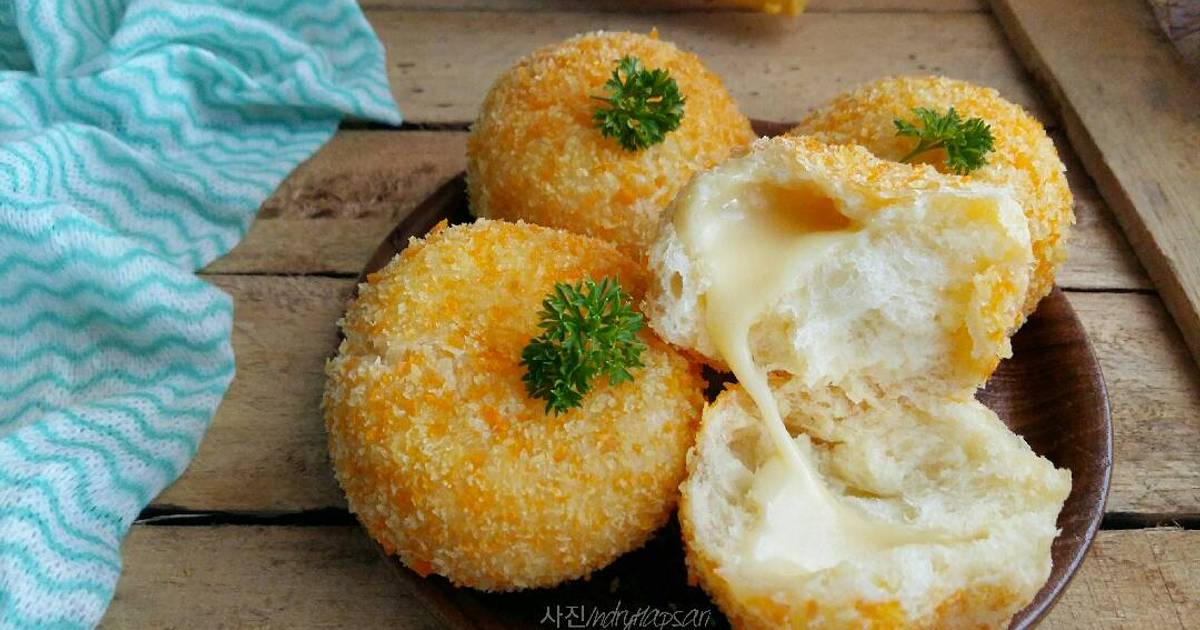 Resep Roti Goreng Keju Meler (tanpa ulen) #pr_adakejunya oleh Indry Hapsari - Cookpad
