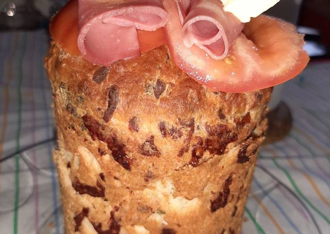 Pan salado en lata de durazno Receta de camilamontedoro1- Cookpad