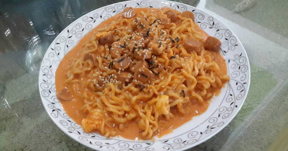 Resep Samyang carbonara oleh Devi Pan - Cookpad