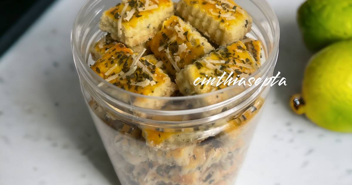 Resep Garlic Cheese Cookies oleh Cinthia Septa - Cookpad