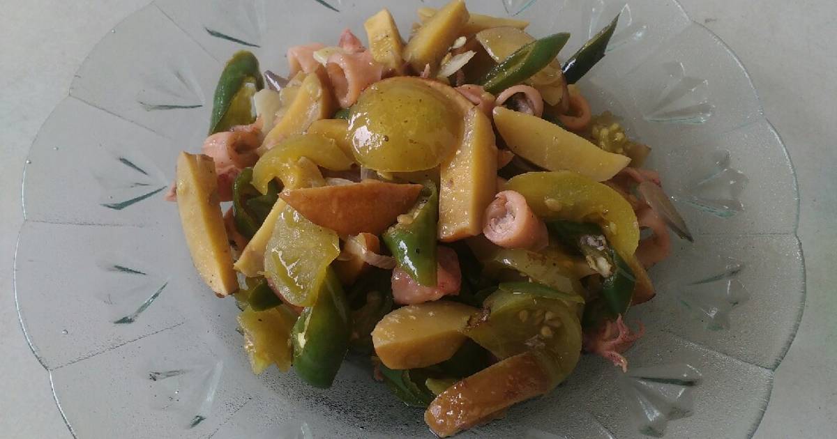 Resep Tumis jengkol+cumi+cabe hijau+tomat hijau oleh sulistiyanti ...