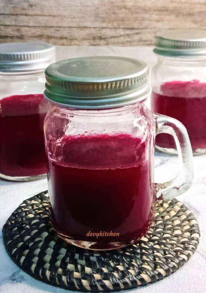 Resep 679. Beet & Nanas (Ginger Shot) oleh Devin - Cookpad