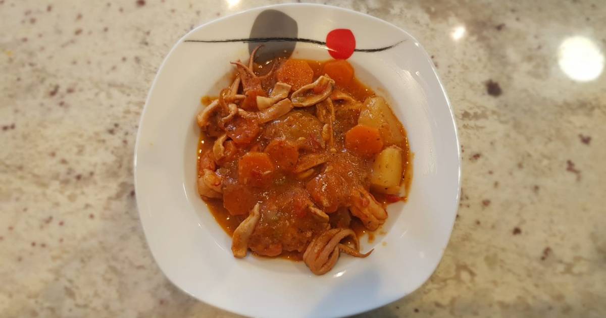 Guiso de choupa Receta de Ptega- Cookpad