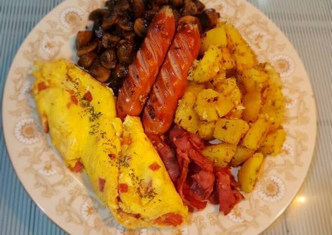 Resep American breakfast ala hotel ***** oleh Jessy recipes - Cookpad