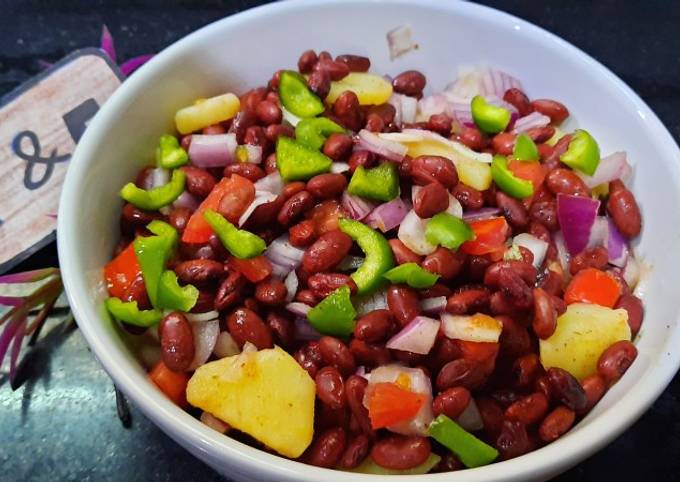 Red bean salad Recipe by Humaira Saleem - Cookpad