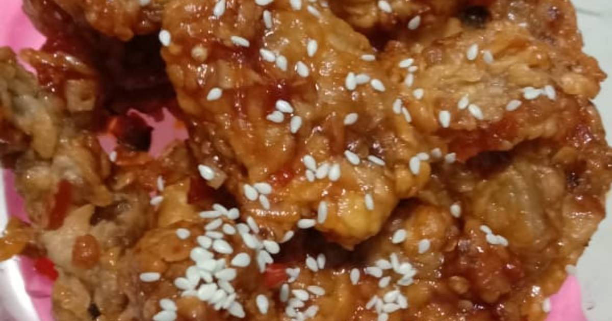 Resep Ayam Kfc pop pop saos richeese oleh Dyah Artati(mom's Zahra ...