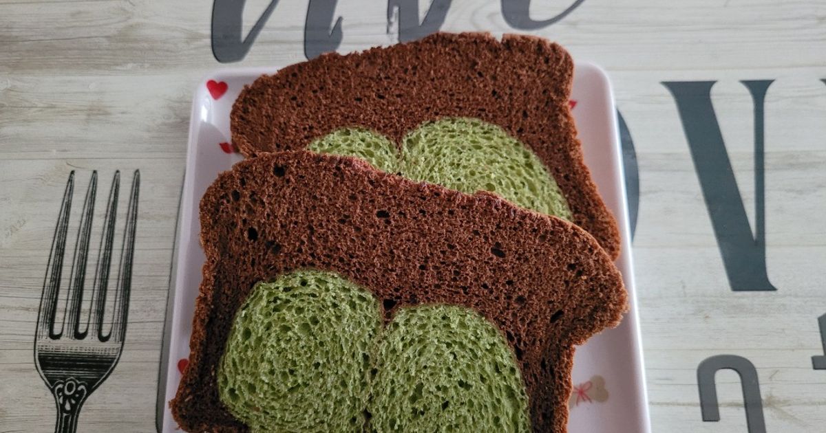 Resep Choco Pandan Cake Bread oleh Cisade - Cookpad