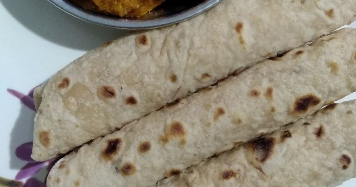 Kavita Lathigara દ્વારા રેસીપી ફુલકા રોટી (Fulka Roti Recipe In ...