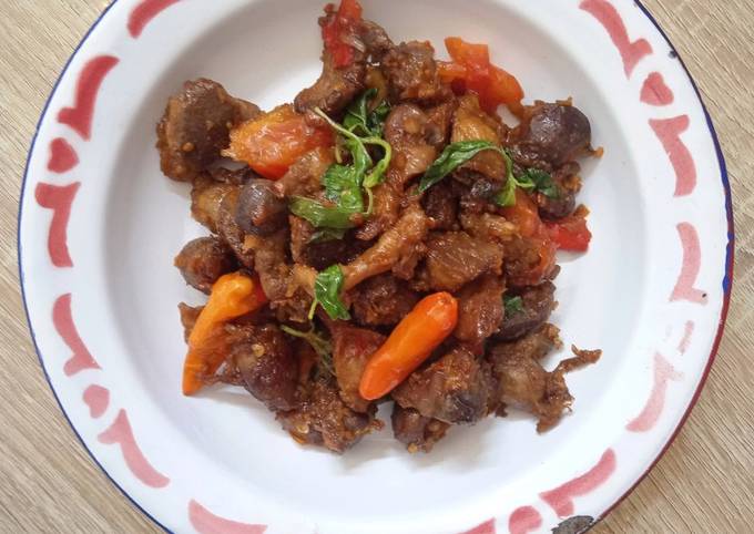 Resep Oseng Ampela oleh Devalesha Kitchen - Cookpad