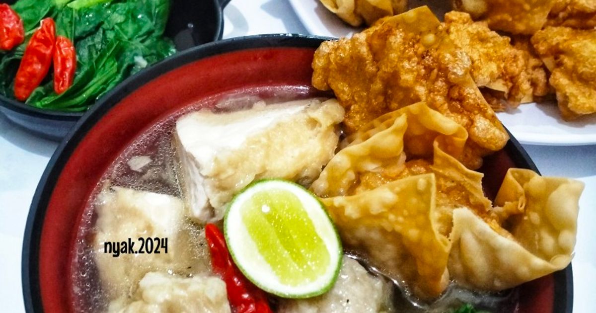 Resep Bakso Cuanki Ayam Komplit oleh Nyak Haikal - Cookpad
