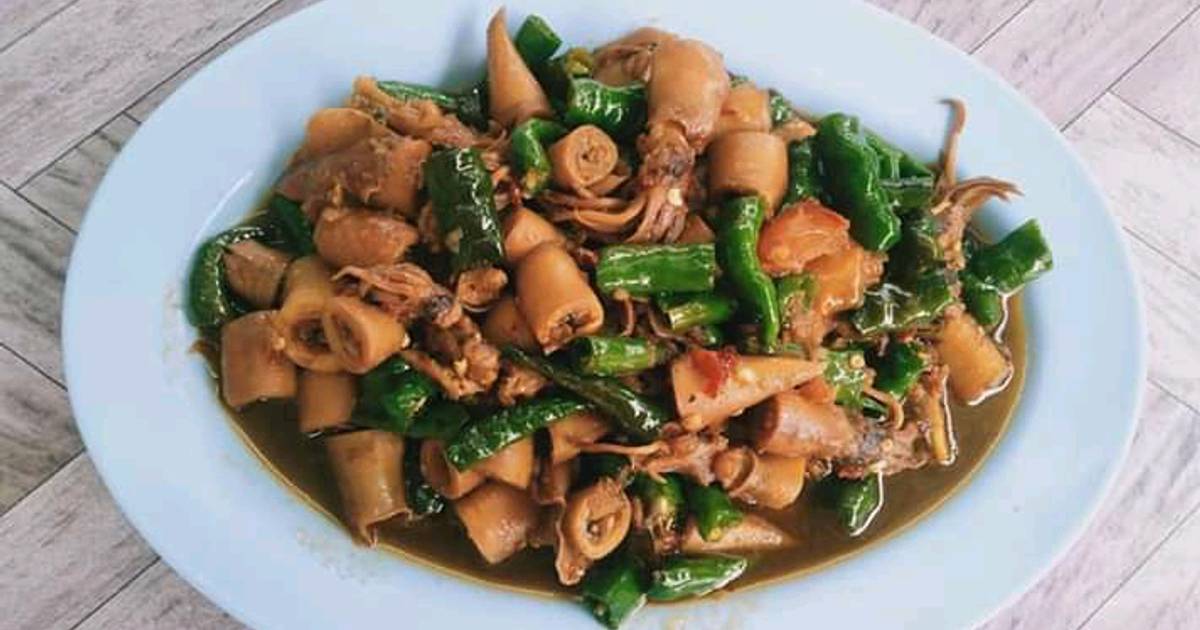 27 resep oseng cumi ikan asin cabe ijo enak dan mudah - Cookpad