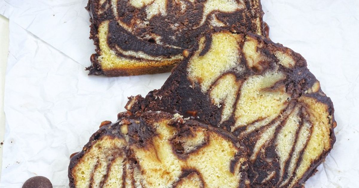 Resep Marble Cake (Butter Cake High Ratio Method) oleh herlin wulan ...