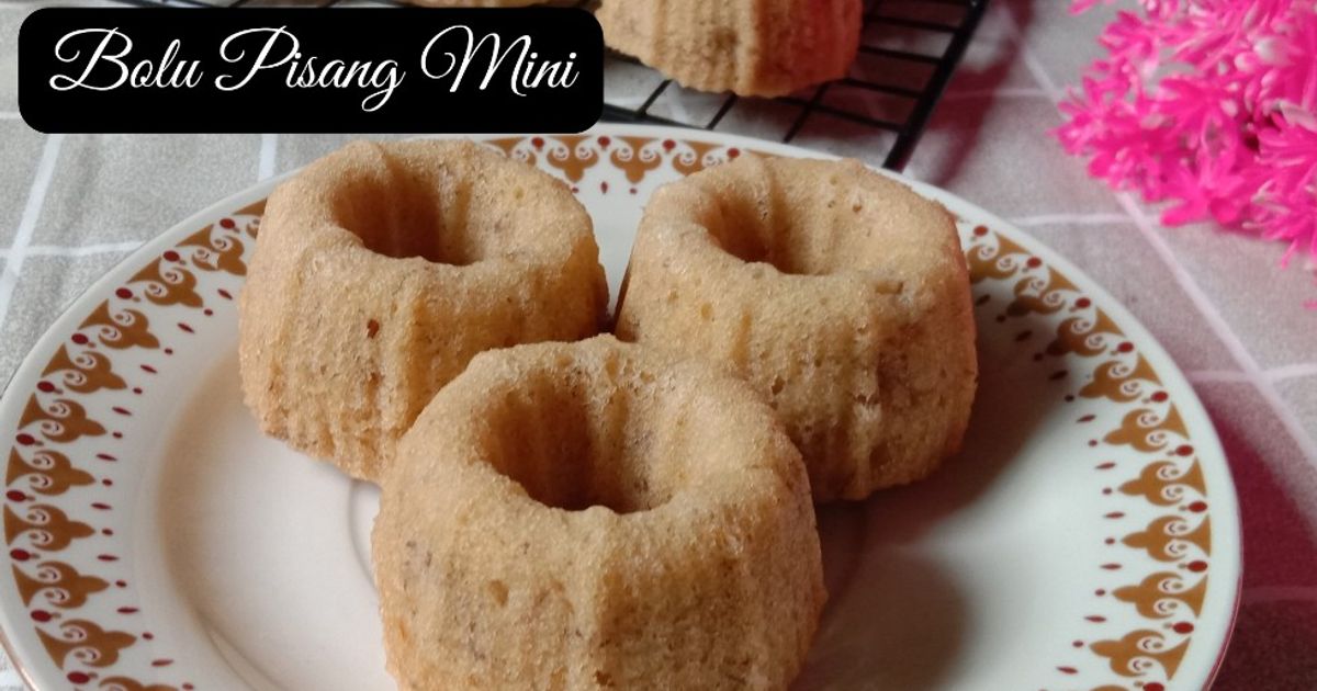 Resep Bolu Pisang Mini oleh Mama Kafa - Cookpad