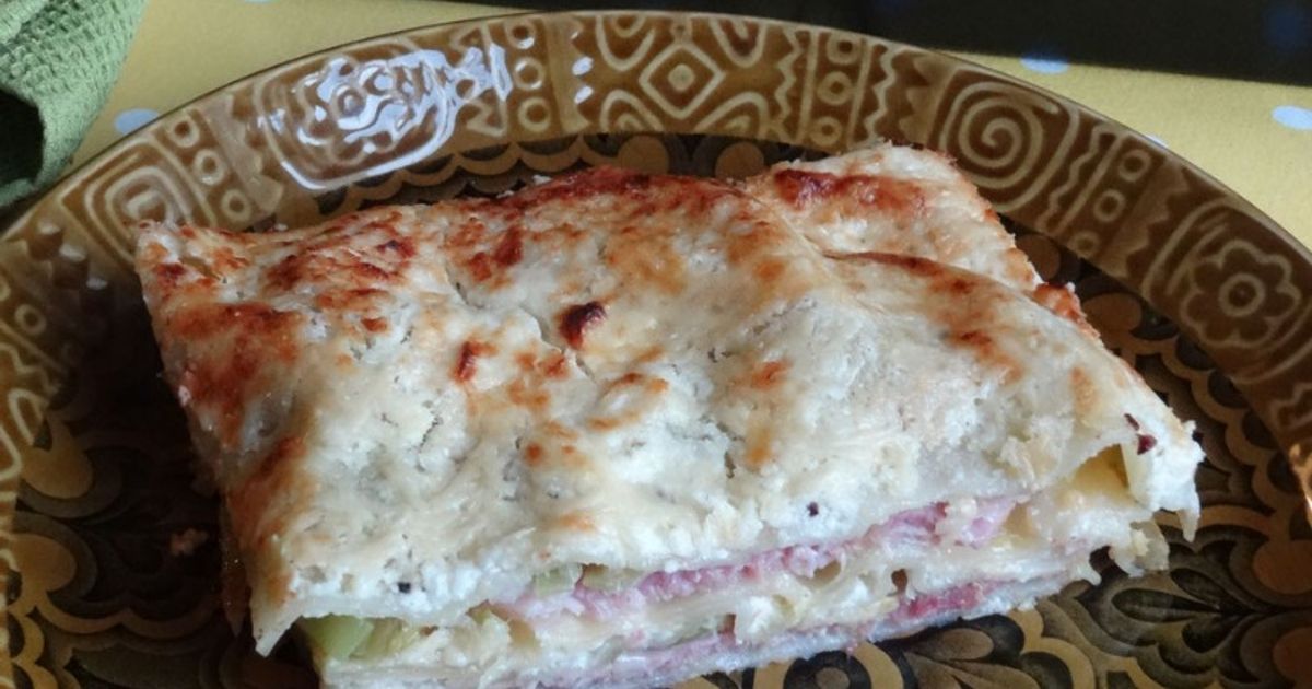 Ham & Leek Lasagne Recipe by The Credit Crunch Cooke (Sarah Winkle ...