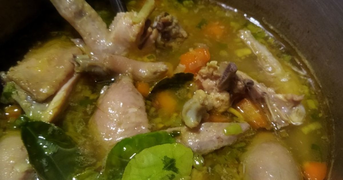 Resep sup ceker ayam simple 1 kg rumahan enak dan mudah - Cookpad