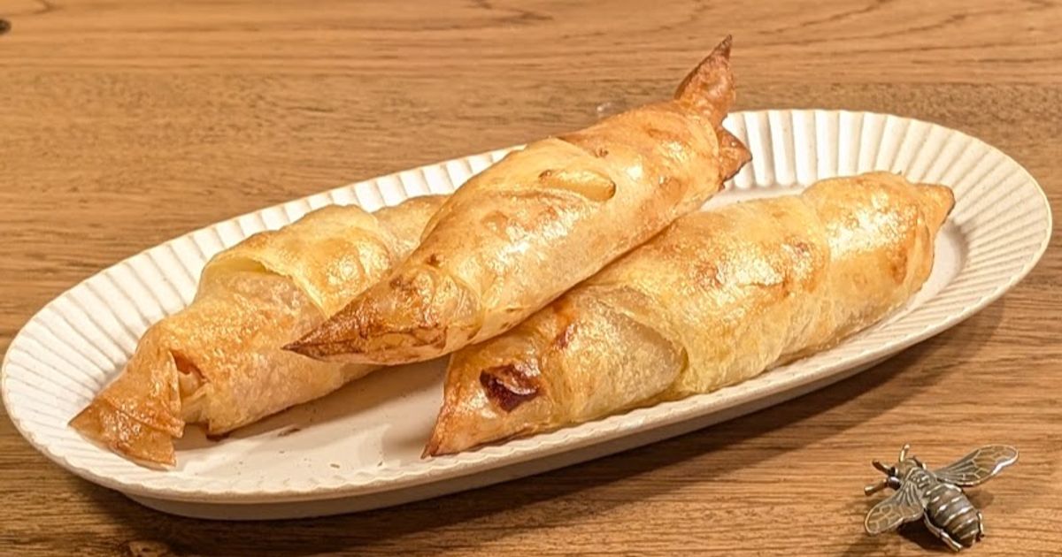 Rice Paper Croissant With Ham★ Recipe by liarra - Cookpad