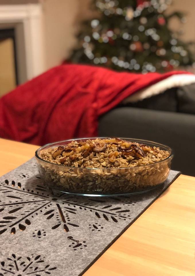 Lentils, Rice and Fried Onions (Mujadarrah) Recipe by Liam - Cookpad
