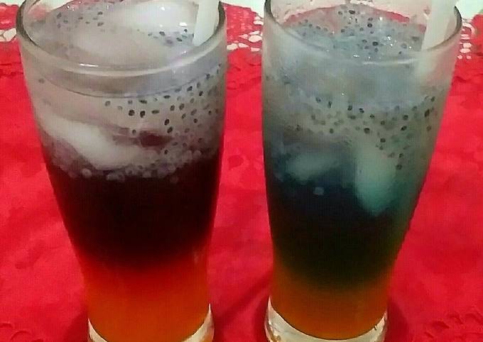 Resep Rainbow mocktail oleh Apple - Cookpad